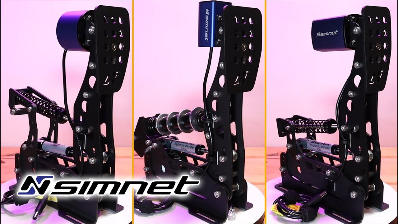 SIMNET Racing SP Pro Loadcell Pedals | 360° close-up view [SIM RACING ...