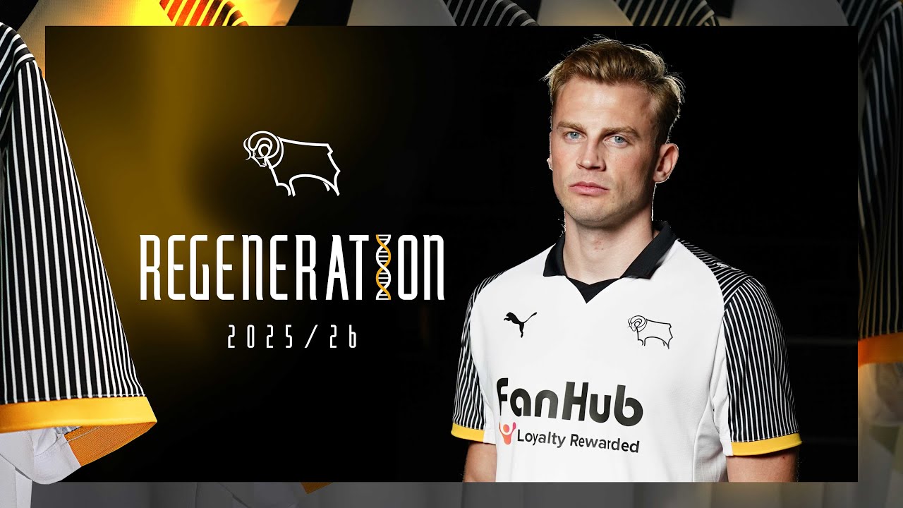KIT REVEAL | Derby County's 2025/26 PUMA Home Kit! - YouTube