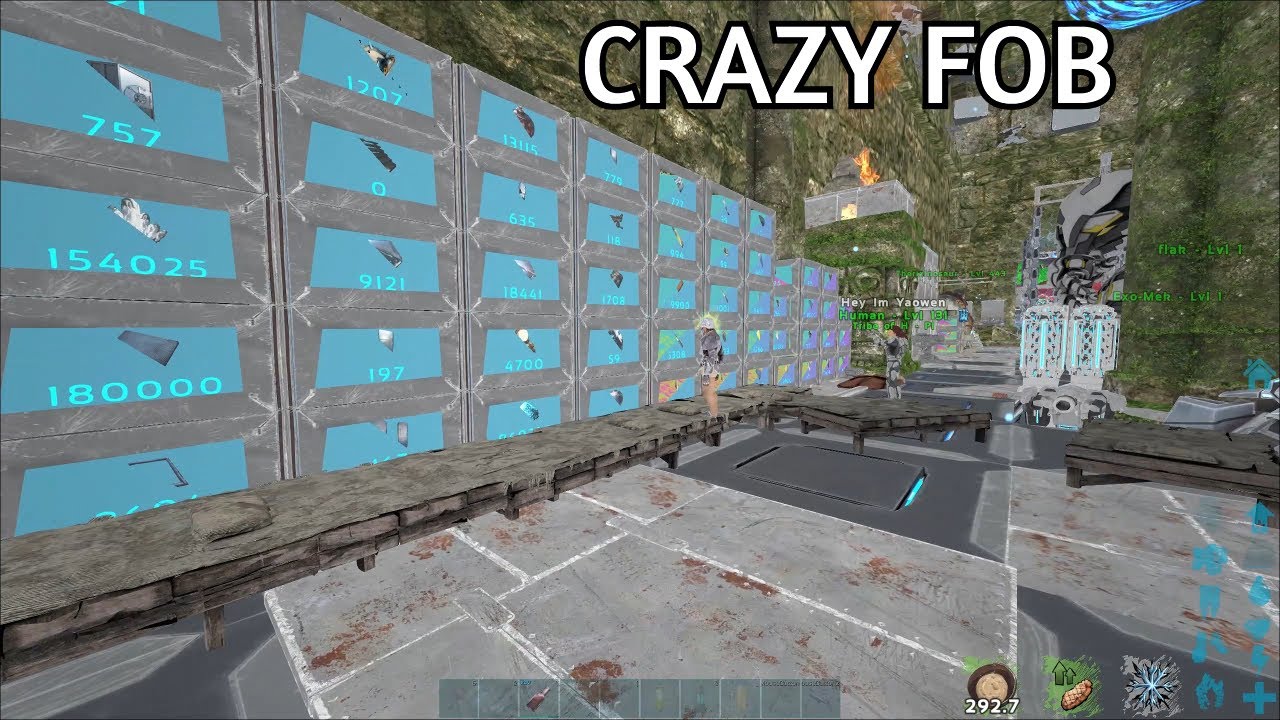 My Fob Bigger Than your Base Pro ! Tips Ark Official PvP - YouTube