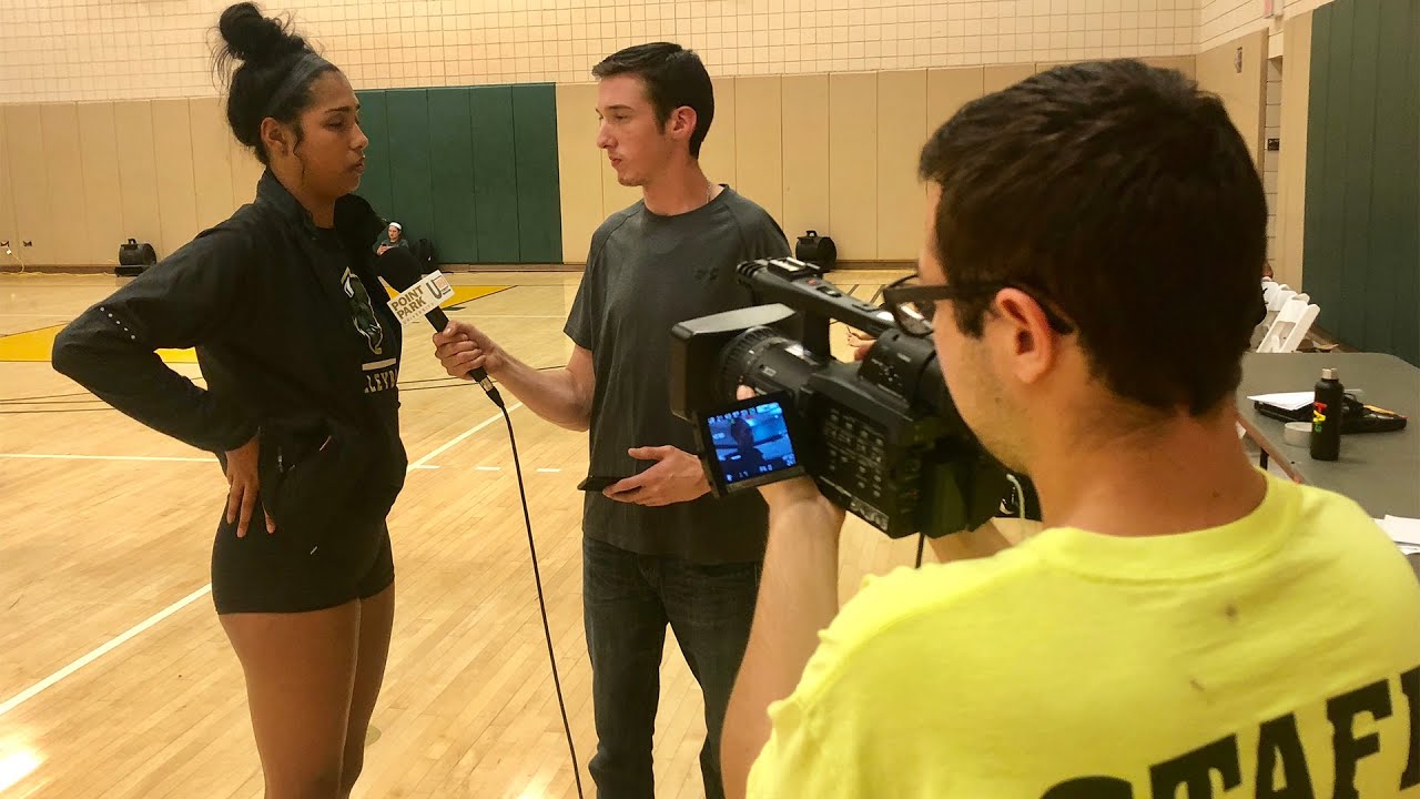 Volleyball post-game interview with Jazlyn Rozier after W&J - YouTube