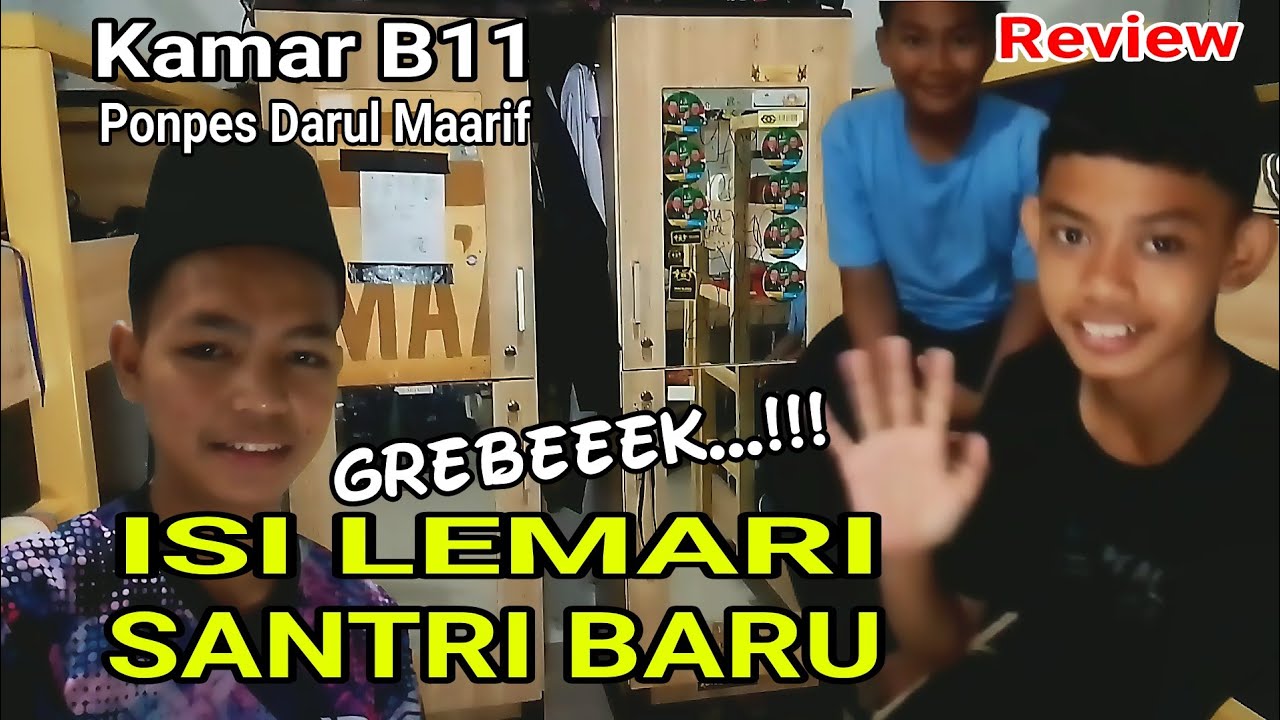 REVIEW KAMAR SANTRI BARU PONDOK PESANTREN DARUL MAARIF KAPLONGAN - YouTube