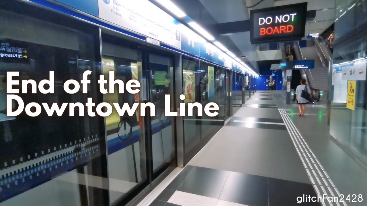Ride to the End of the Downtown Line, Expo | Bombardier MOVIA C951 ...