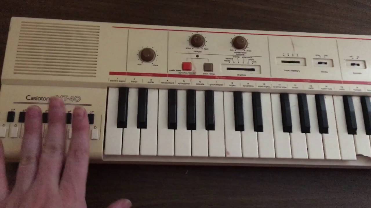 Casiotone MT-40 Video - YouTube