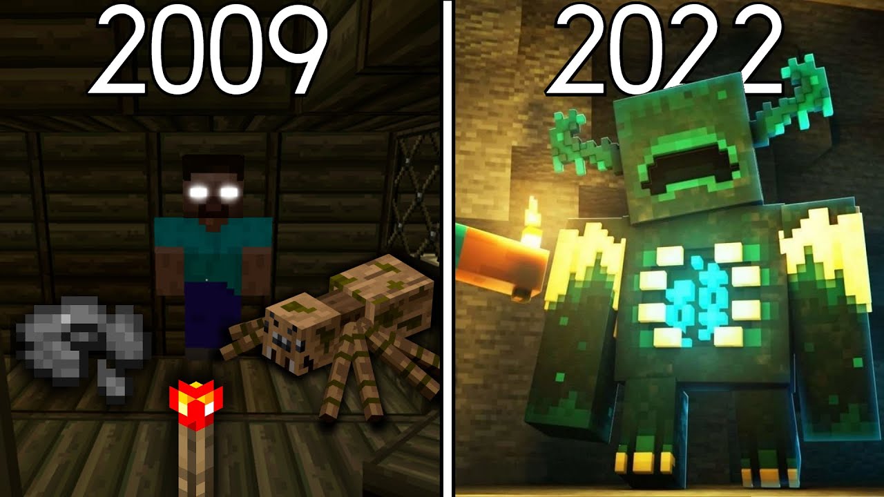 The History Of Scary Stuff In Minecraft - YouTube