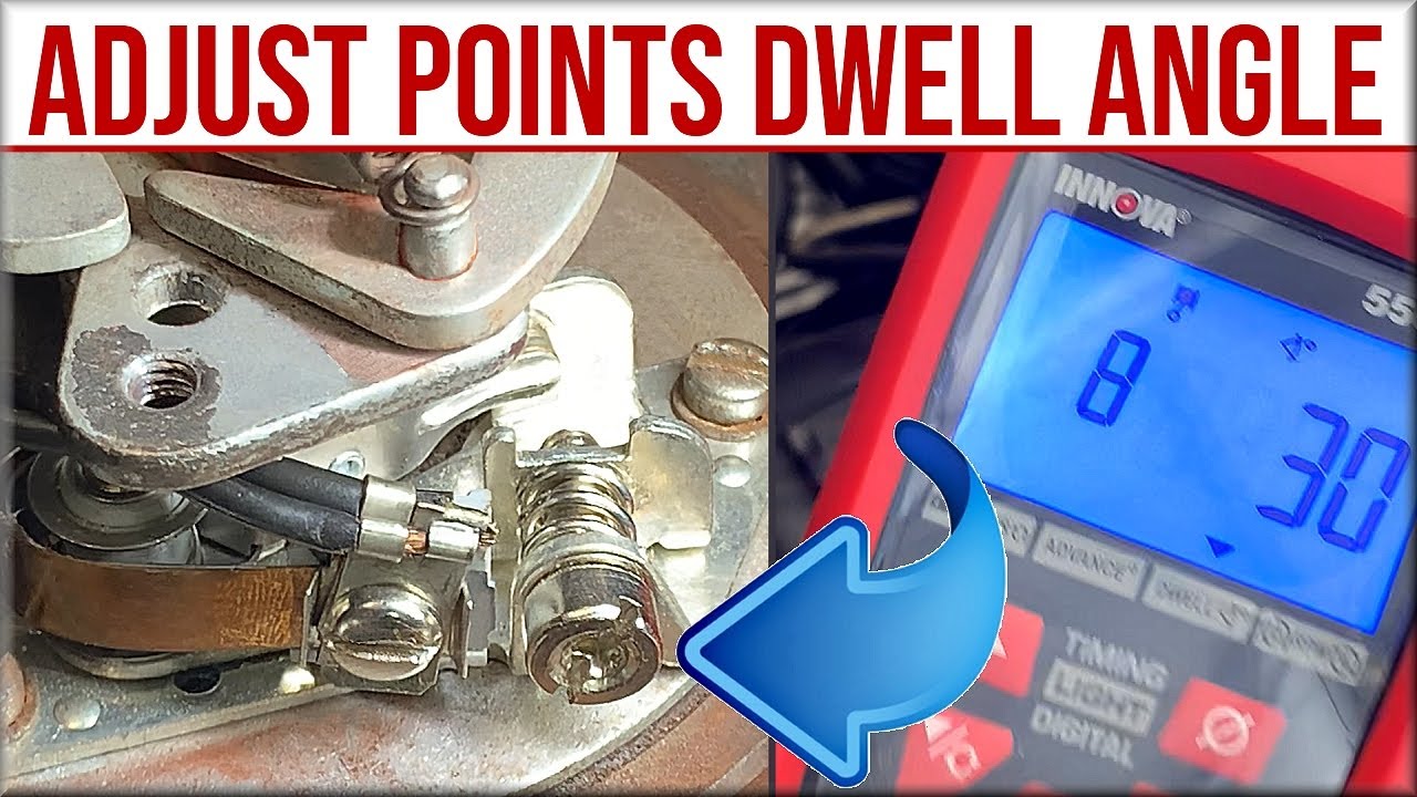 Adjusting Chevy 350 V8 DWELL ANGLE - YouTube