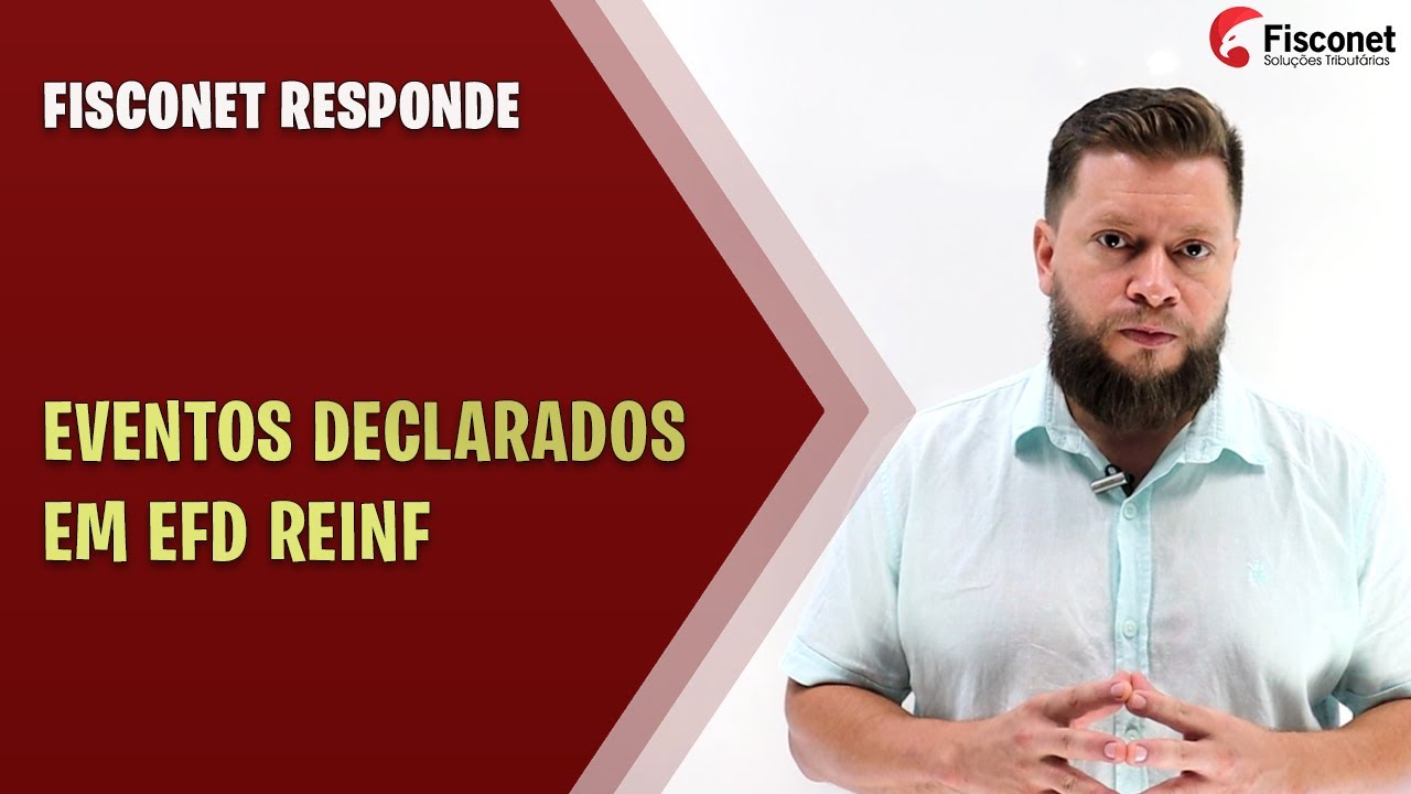 EVENTOS DECLARADOS EM EFD REINF - YouTube