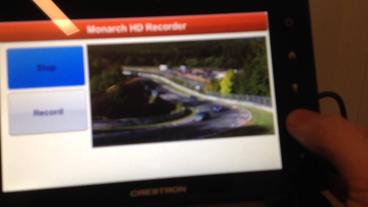 Monarch HD Control From Crestron MC3 - YouTube