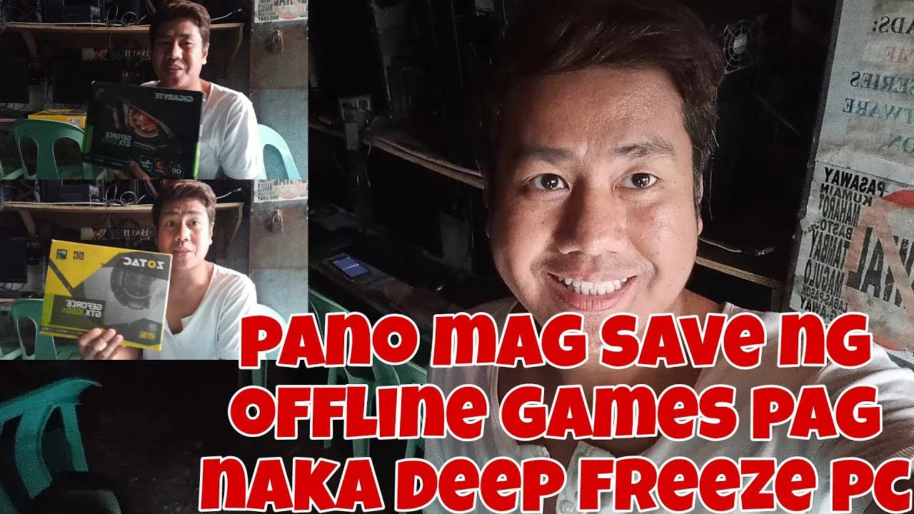PANO MAG SAVE NG OFFLINE GAMES PAG NAKA DEEP FREEZE PC+OK LANGBA NAKA ...
