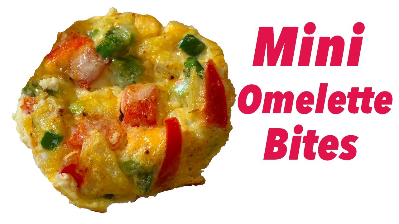 Oven Baked Mini Omelette Bites | 3 Fabulous Flavours - YouTube