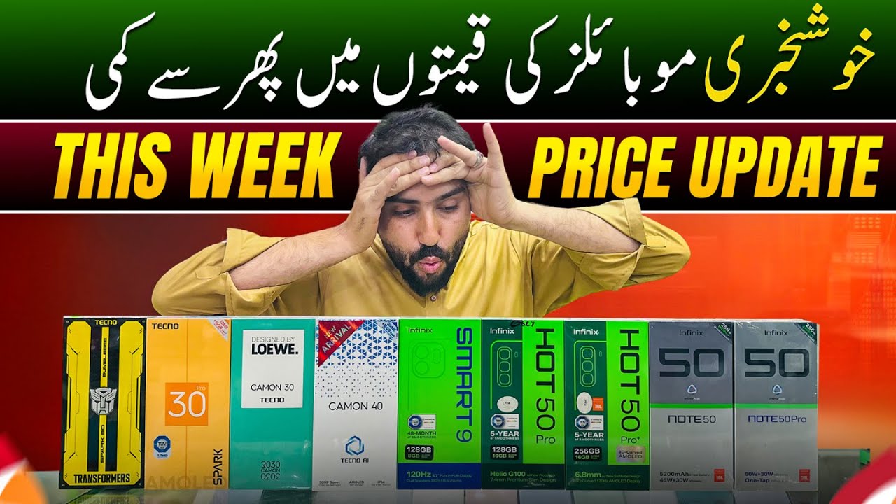 Today Mobile Price Drop in Pakistan 📱 | Latest Updates & Deals - YouTube