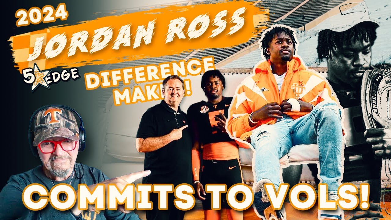 5-star Edge Rusher Jordan Ross Chooses Tennessee Over Alabama, Florida ...