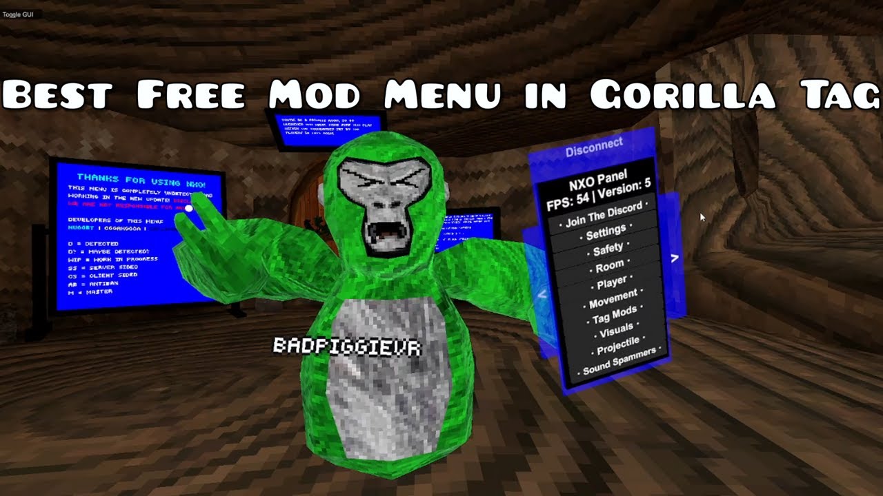 Best Free Mod Menu in Gorilla Tag - YouTube