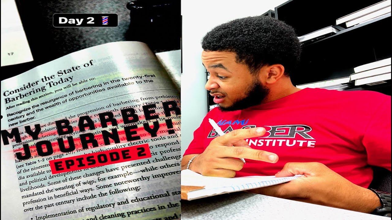 Day 2 Of Barber School | My Barber Journey | Miami Barber Institute ...