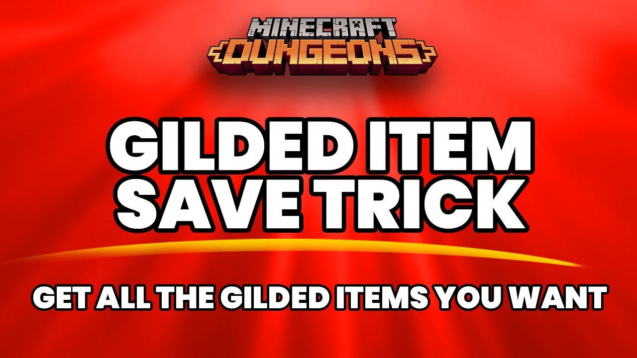 Fastest GILDED GEAR Farm Character Save Clone Trick in Minecraft ...