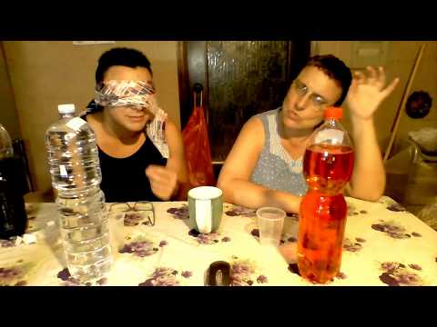 indovina la bibita challenge  sfida impossibile e divertente  davidild ildragonex1233 vs Angela