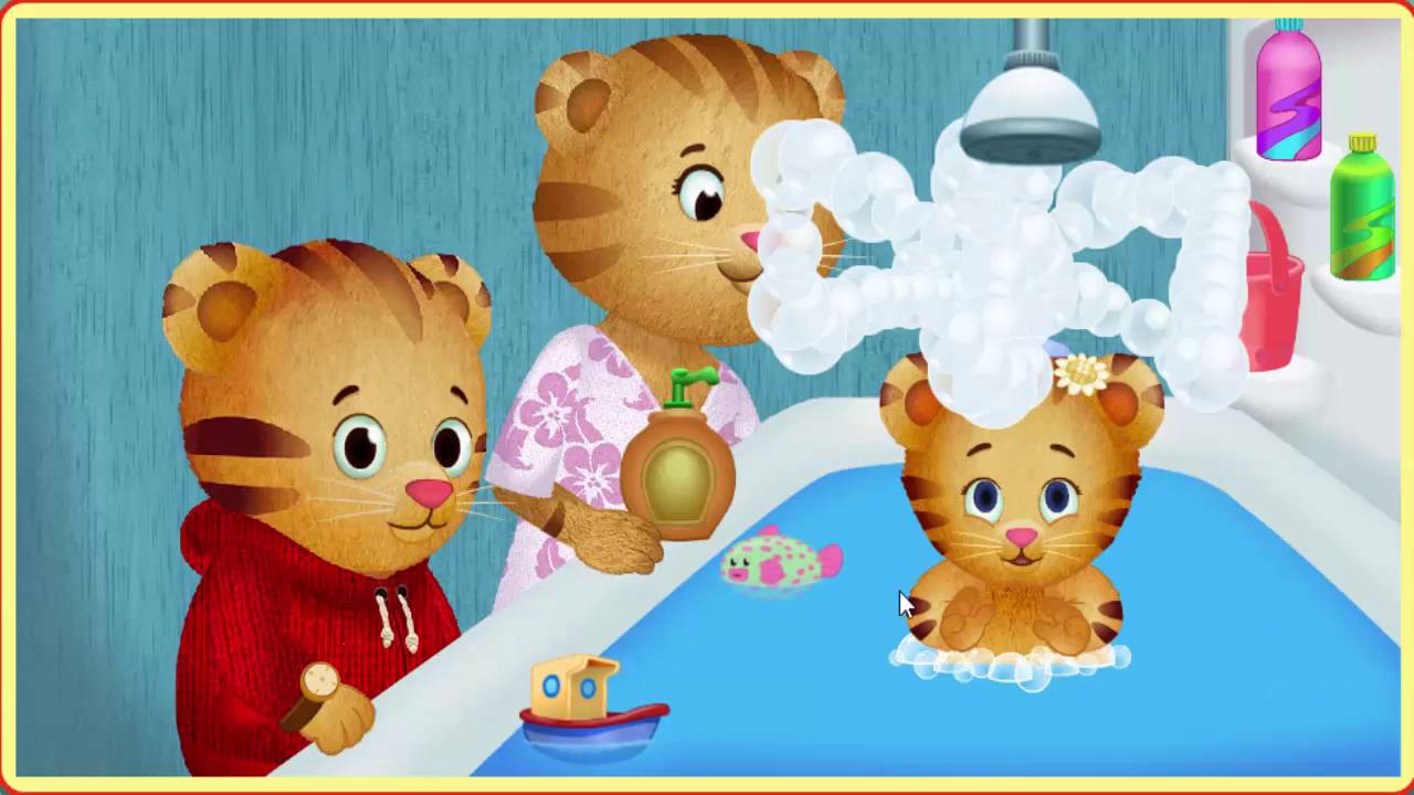Daniel Tiger's Neighborhood Bathtime Daniel Tiger's Day and Night Bath ...