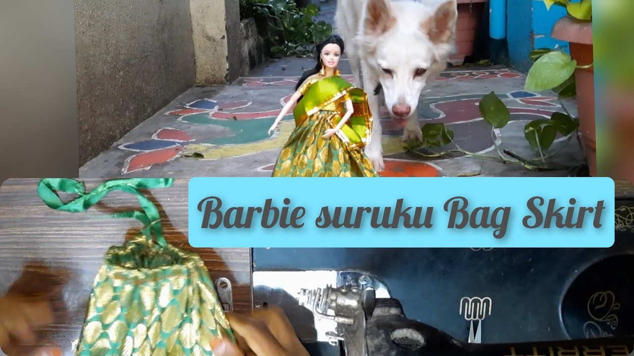 Tiny Barbie Suruku Bag Skirt DIY | Saro Story - YouTube