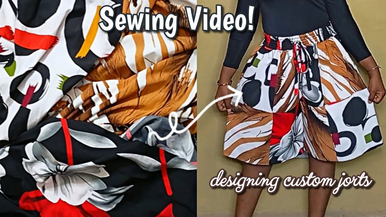 How I designed a pair of custom JORTS with different clients' leftover ...