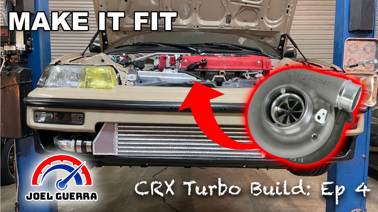 Making Big Turbo Parts Fit in a CRX - Honda CRX Turbo Build Ep. 4 - YouTube