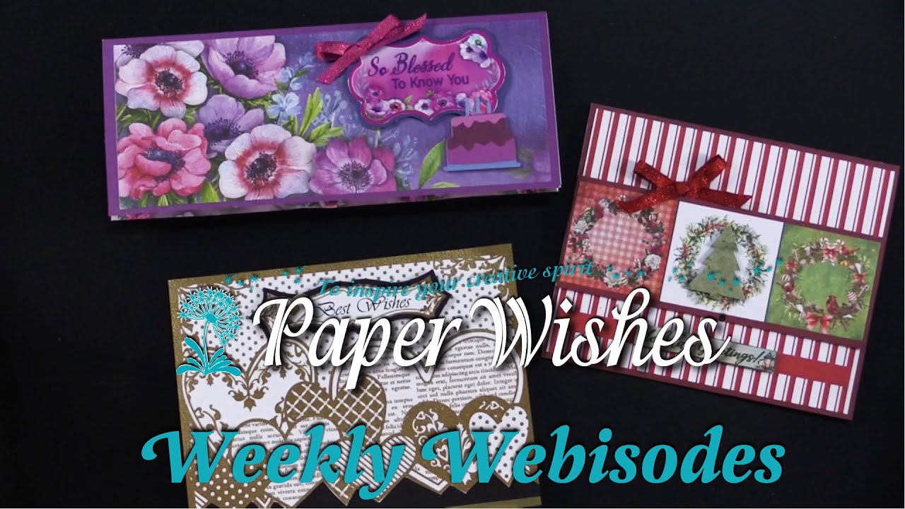 3 Pop Up Cards Using Inside Out Dies by Creative Craft Products - YouTube