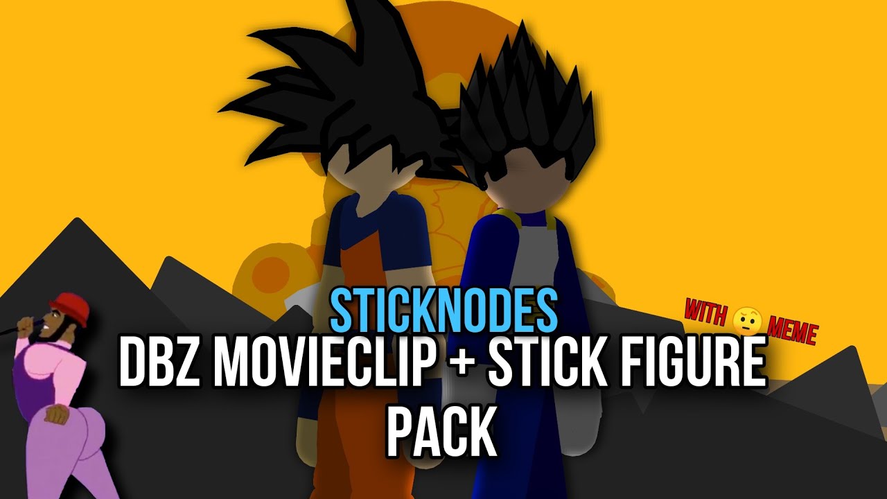 DBZ MOVIECLIP + STICKFIGURE PACK! (Sticknodes pro) #animation - YouTube
