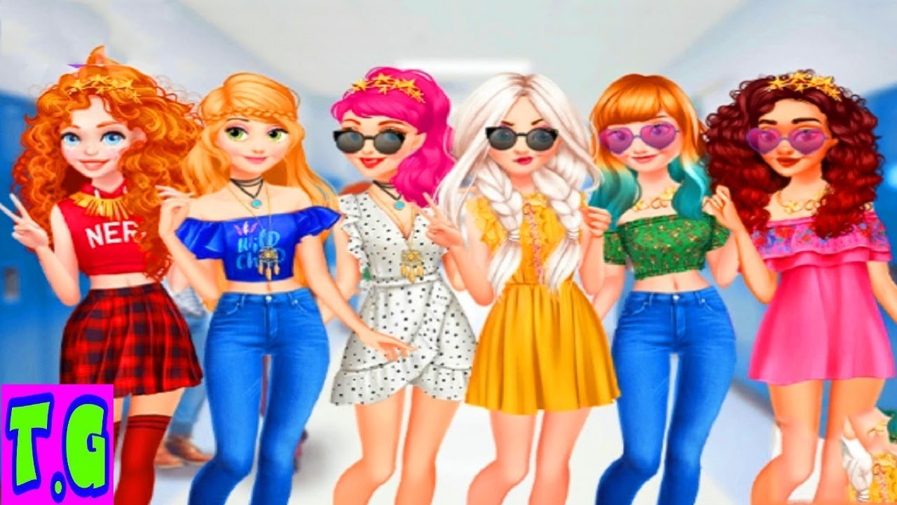 Disney Princess Squad ♕ Disney Princess Games for girls - YouTube
