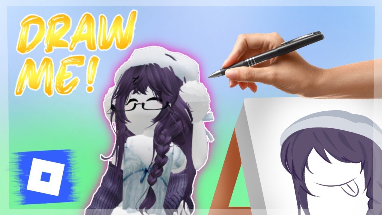 DRAWING AVATARS in ROBLOX DRAW ME!! || Gameplay || Timelapse ...
