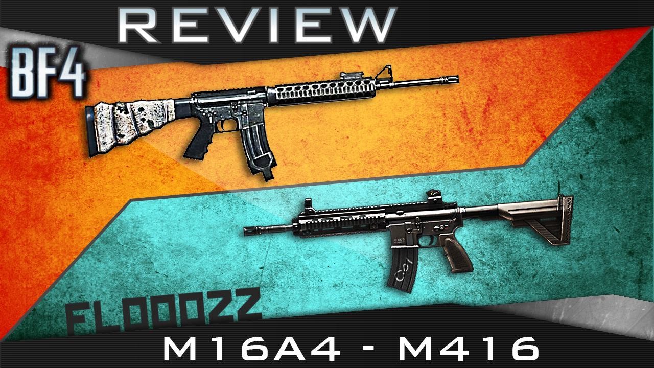 Battlefield 4: M416 vs M16A4 (german) [flooozz] - YouTube