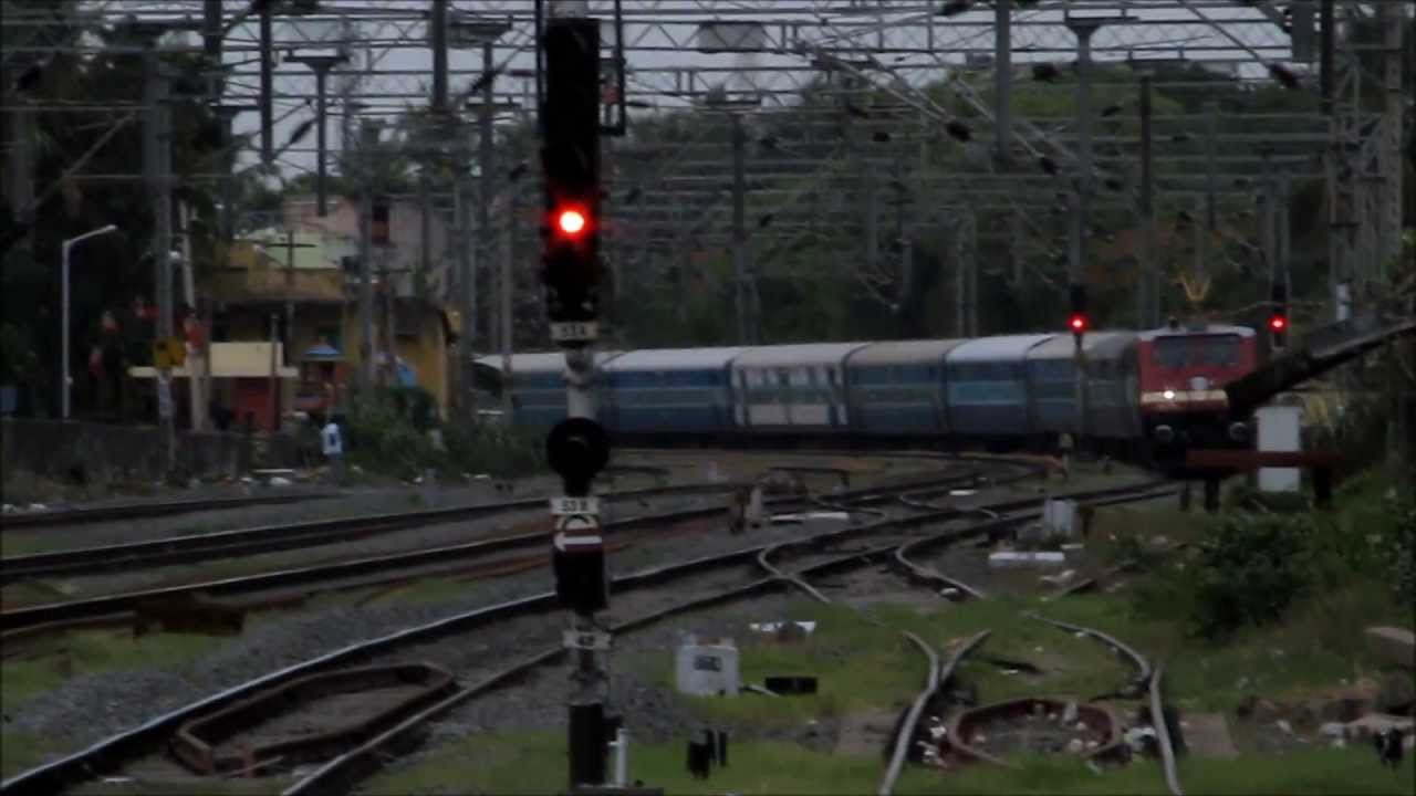 THE ALL NEW WAP4 22960 WITH 12633 KANYAKUMARI SF EXP - YouTube