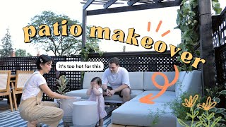 our dream rooftop patio makeover (in a heat wave) | WITHWENDY