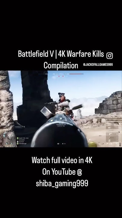 Battlefield V (4K 60FPS) Warfare Kill Compilation RTX 4090 PC Gameplay #reels #viralvideo # ...