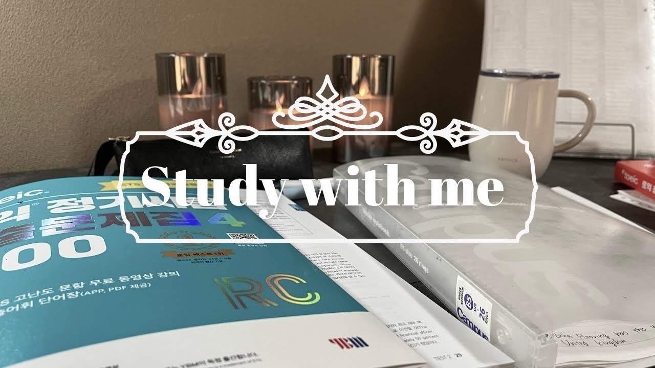 스터디윗미 1시간 한국어랑 영어 공부/STUDY WITH ME 1h Studying Korean and English - YouTube