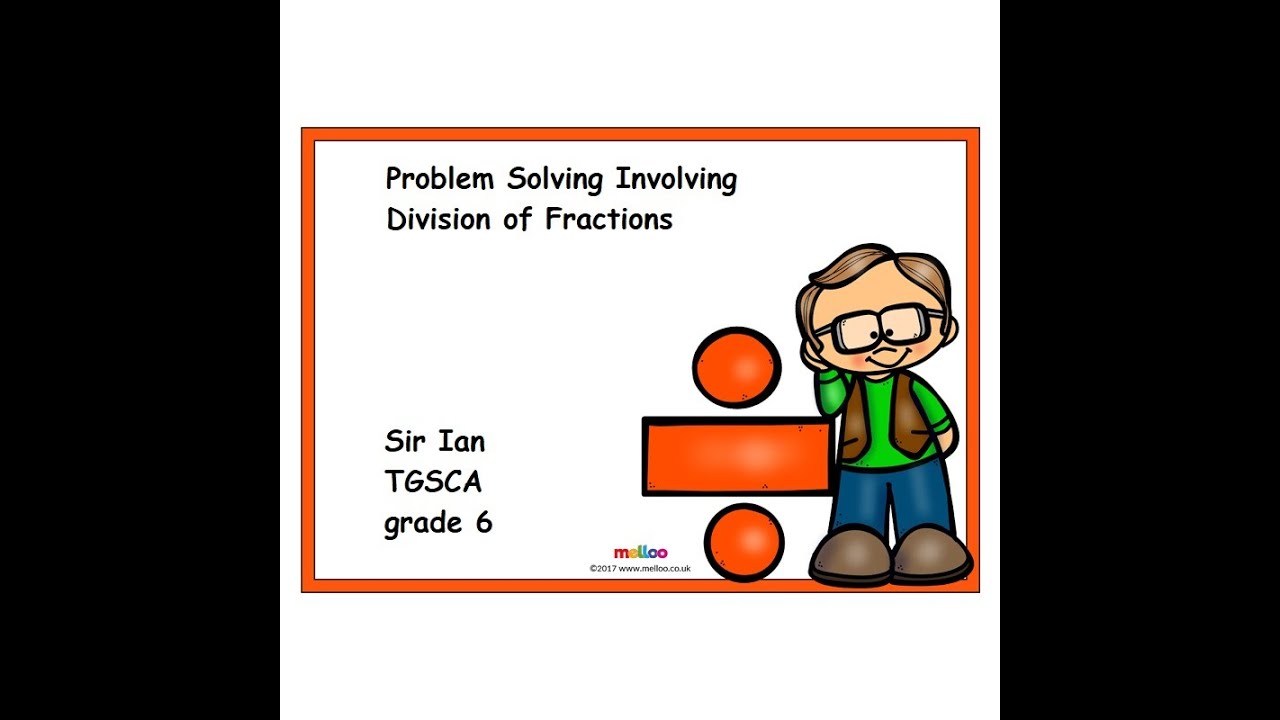 Problem Solving Involving Division of Fractions | grade 6 (tagalog ...