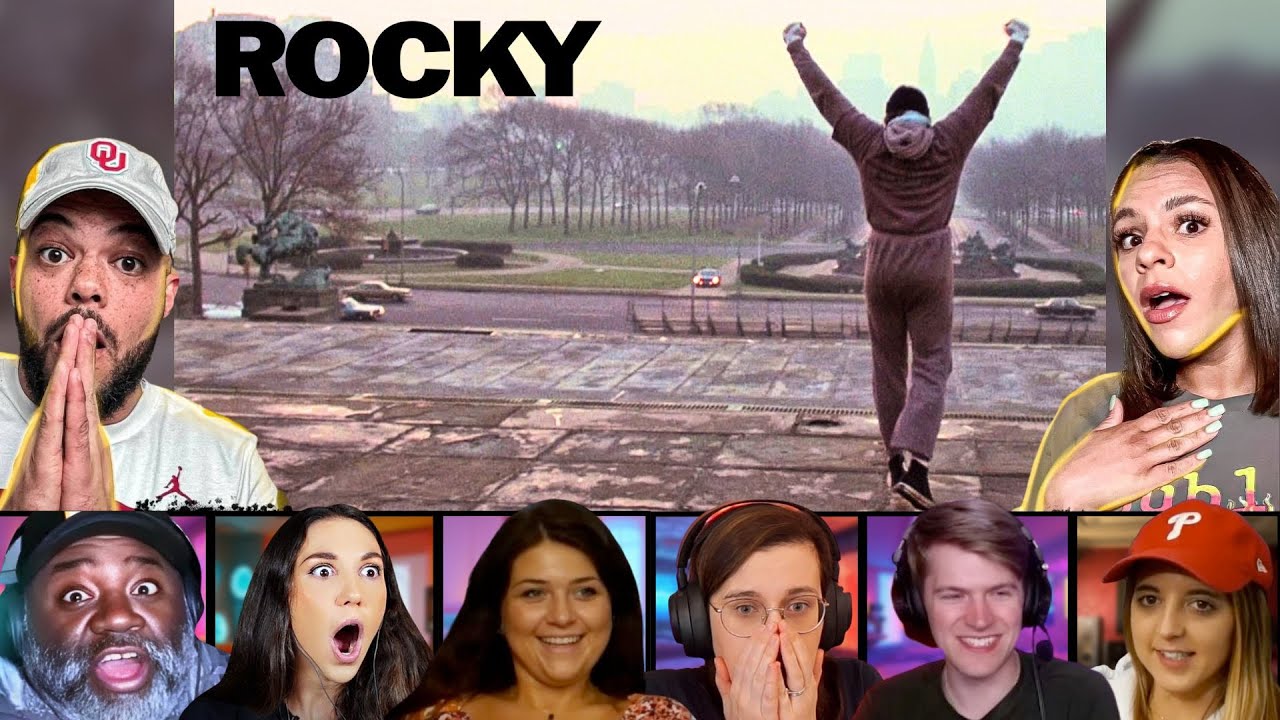 TOP "TRAINING MONTAGE" REACTIONS! *ROCKY (1976)* RUNNING STEPS- MOVIE ...
