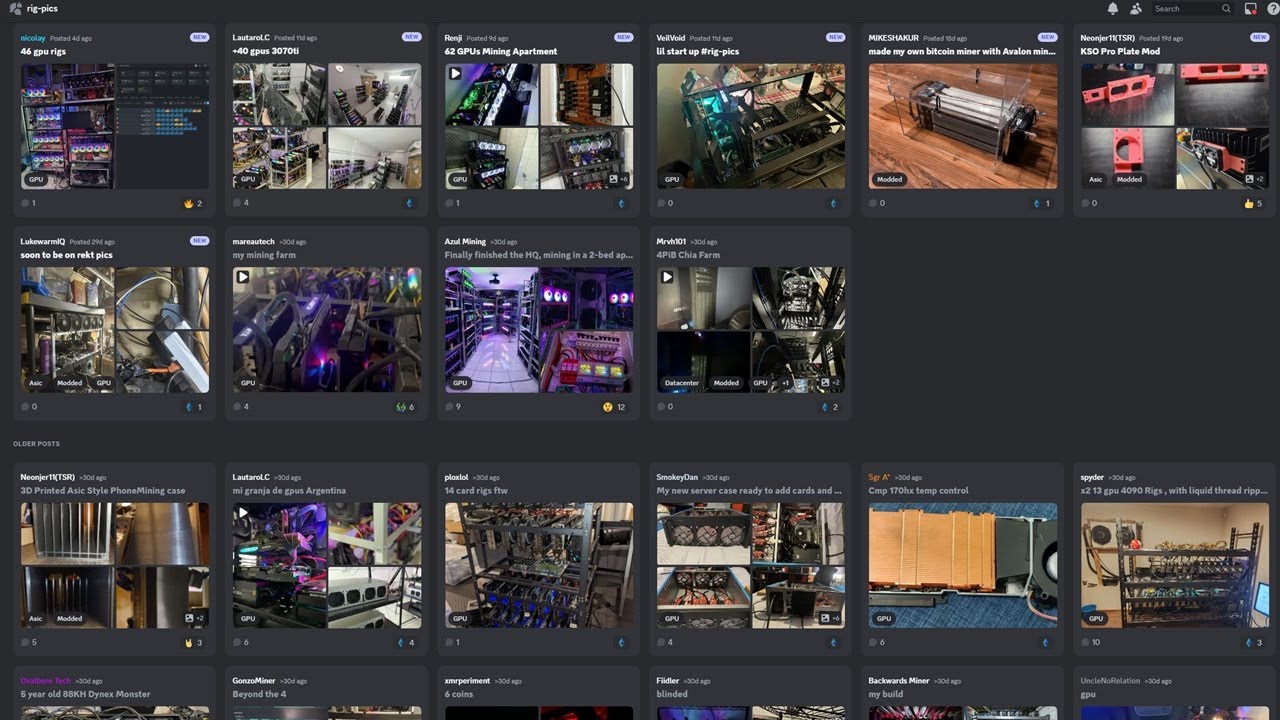 GPU MINING RIG PICS IS BACK! Here's to 2024. - YouTube