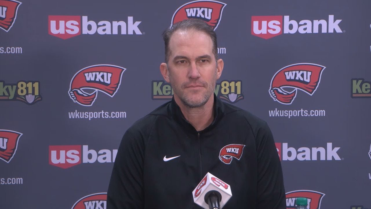 WKU Football's Tyson Helton talks about Caden Veltkamp returning and ...