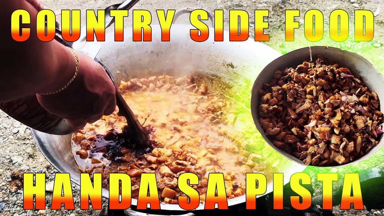 Fiesta sa Nayon Pag luto ng mga handa | karaniwang ulam sa pistahan ...