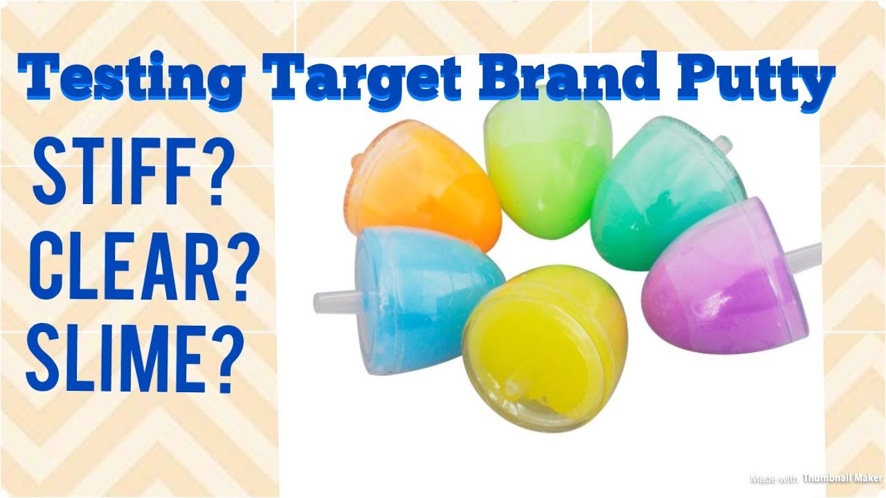 Testing Target Brand Putty - YouTube