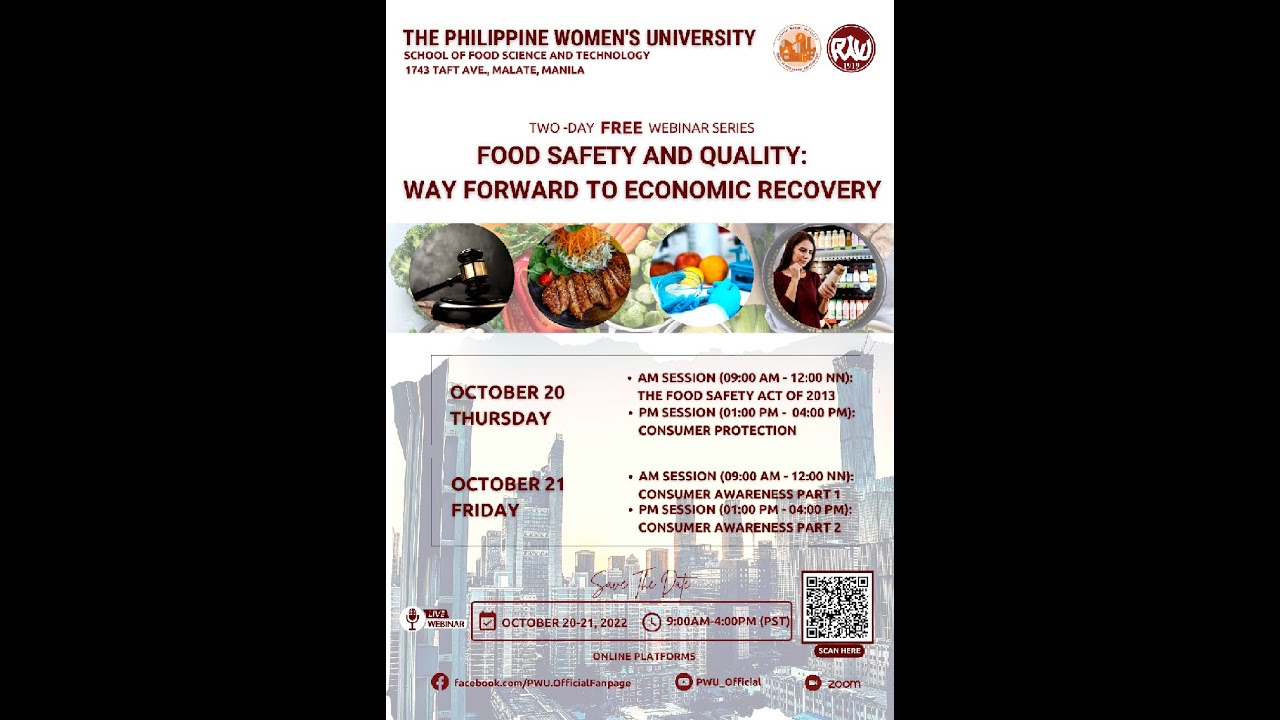 Food Safety and Quality: Way Forward to Economic Recovery Day 1 AM ...