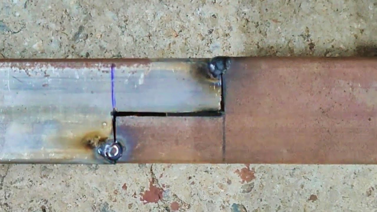 how to weld a strong joints of m s pipe, welding trick, electric ...