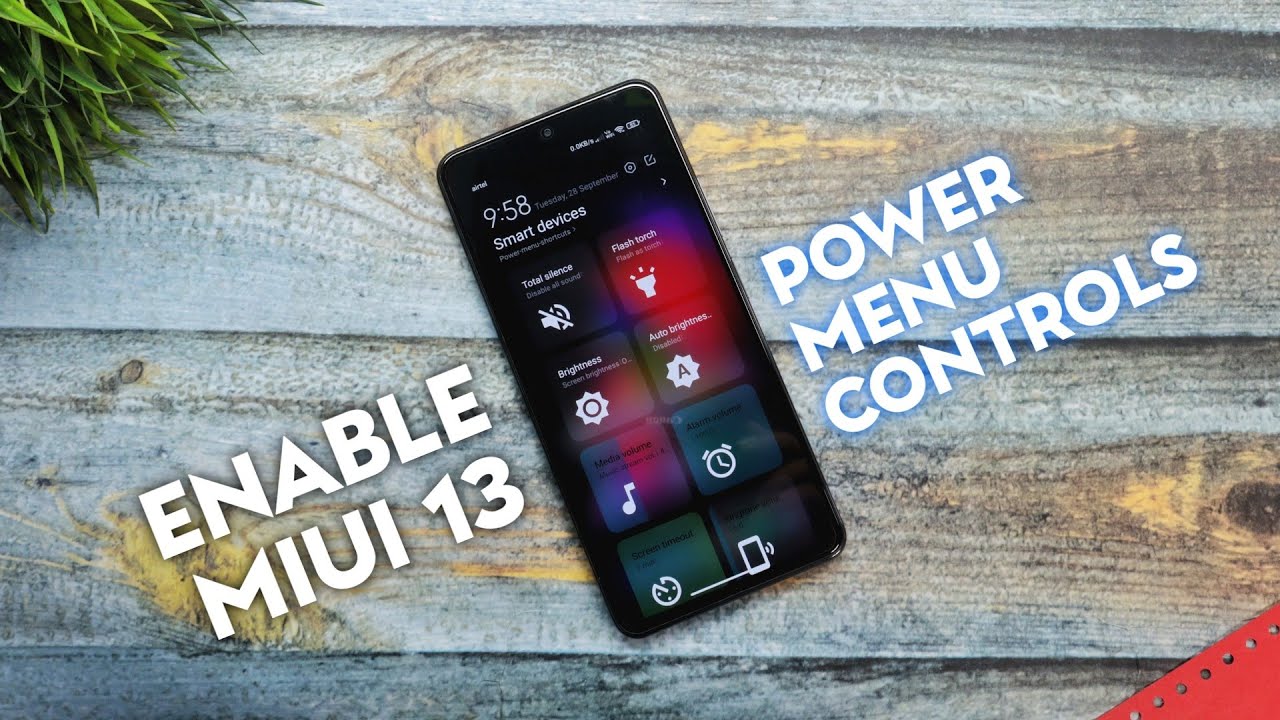 Enable Miui 13 Power Menu Controls On Any Redmi,Poco & Xiaomi Device ...