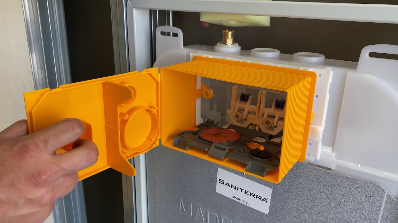 installation of concealed cistern for wall mounted toilet - YouTube