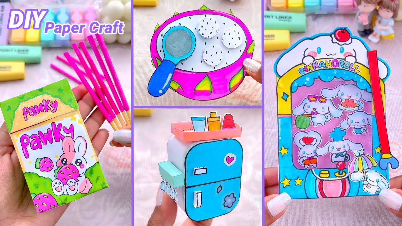 Easy Paper Craft | DIY Miniature Crafts Idea | school hacks | paper ...