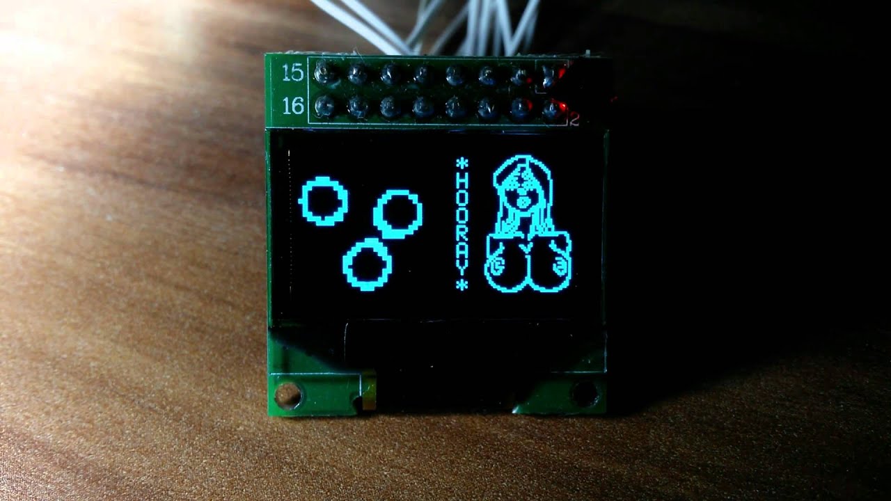 MSP430 and SSD1306 OLED-Display 128x64 - YouTube