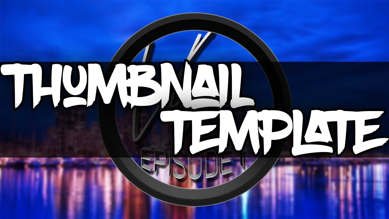 FREE GFX | Free Youtube VLOG Thumbnail Template 2016 - YouTube