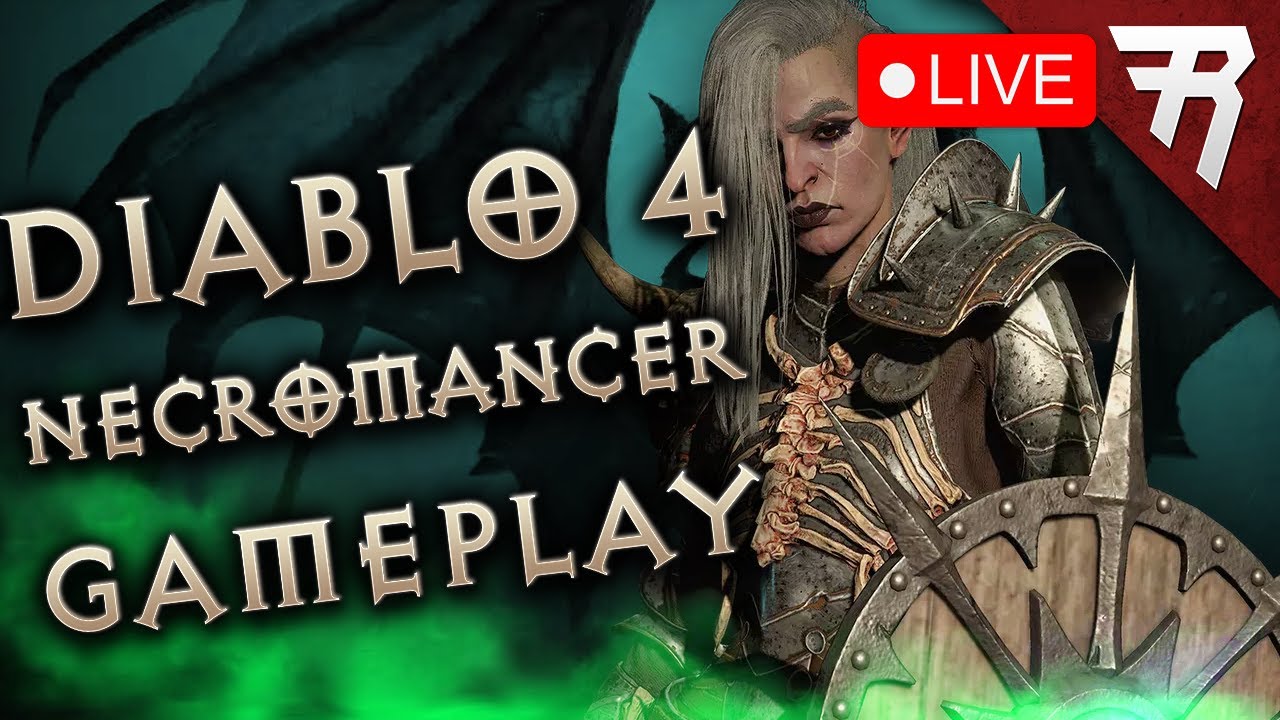 Diablo 4 Beta Gameplay Livestream Necromancer Youtube