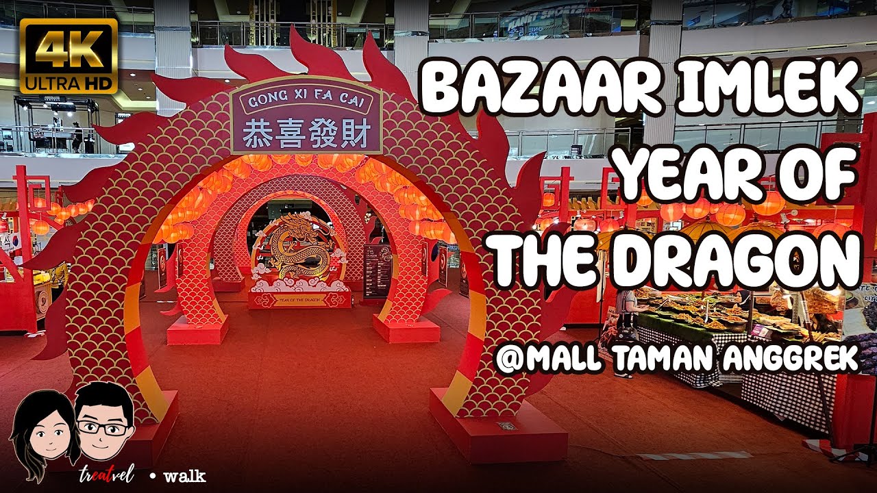 Bazaar Imlek 2024 Year of The Dragon di Mall Taman Anggrek, Jakarta ...