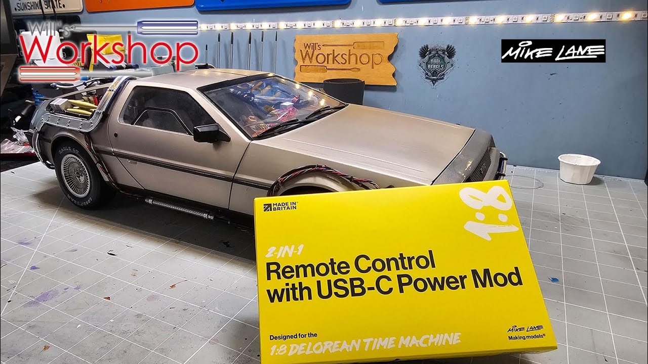 Mike Lane - Delorean Power and Remote Control Mod - YouTube