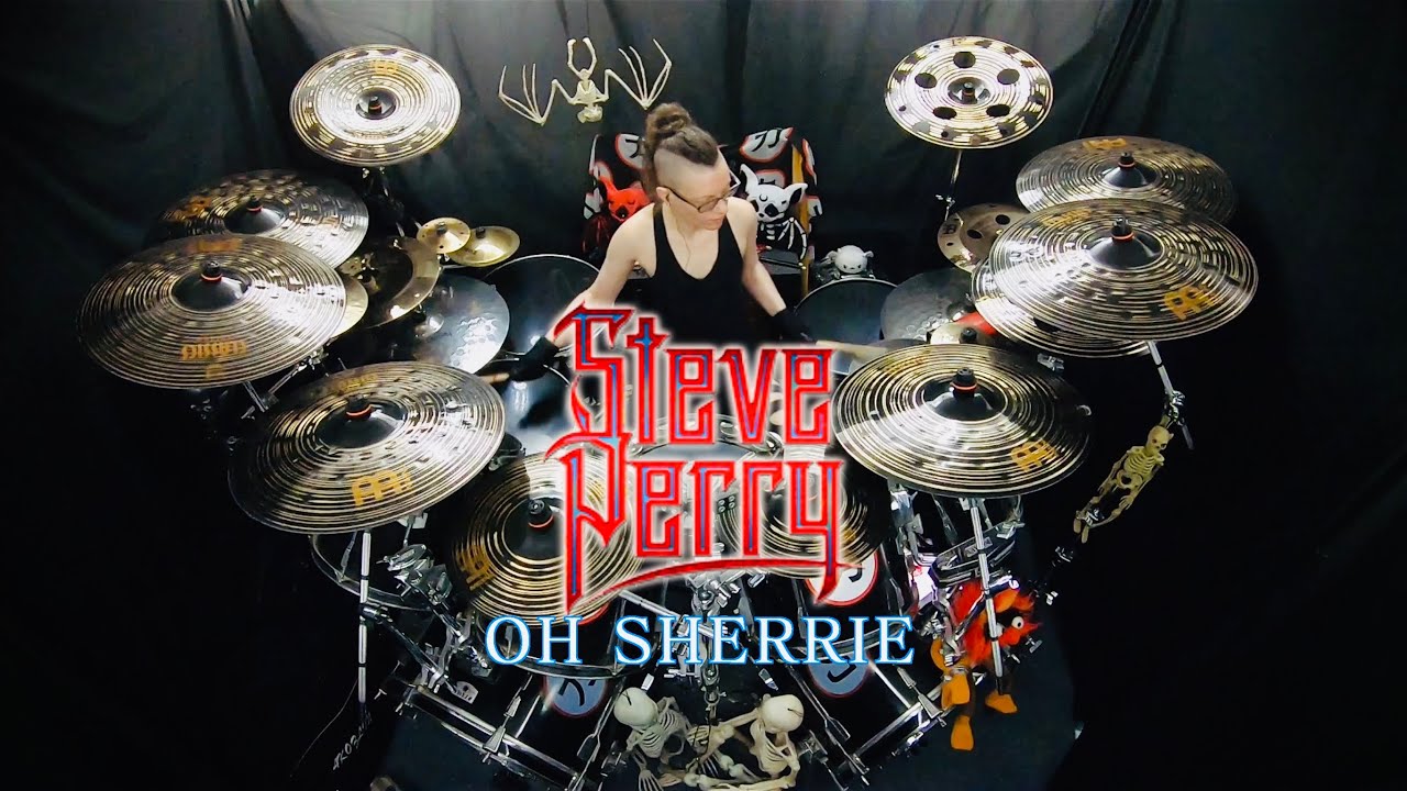 Steve Perry - Oh Sherrie - drum cover (Vampdarling) - YouTube