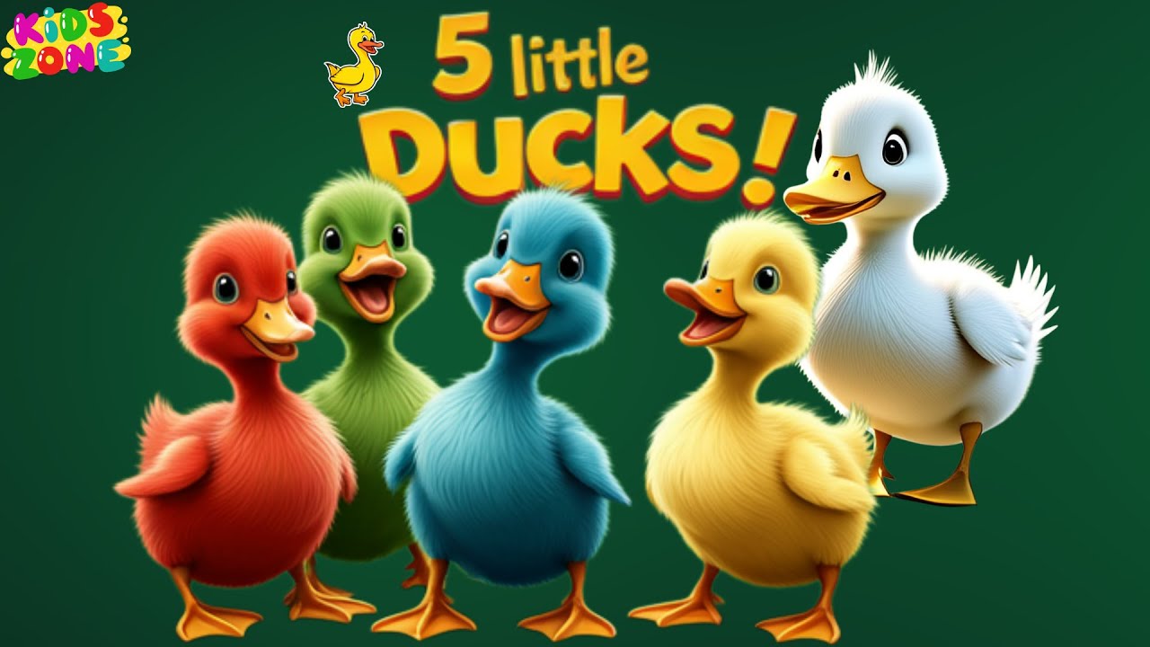 "5 Little Ducks + ABC Song | Fun Learning & Nursery Rhymes for Kids ...